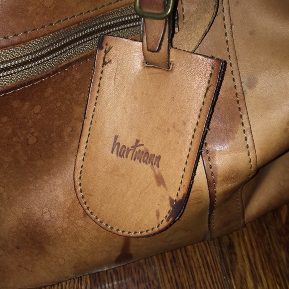 Hartmann | Bags | Vintage Hartman Brown Leather Duffel Bag 8x12x9 ...